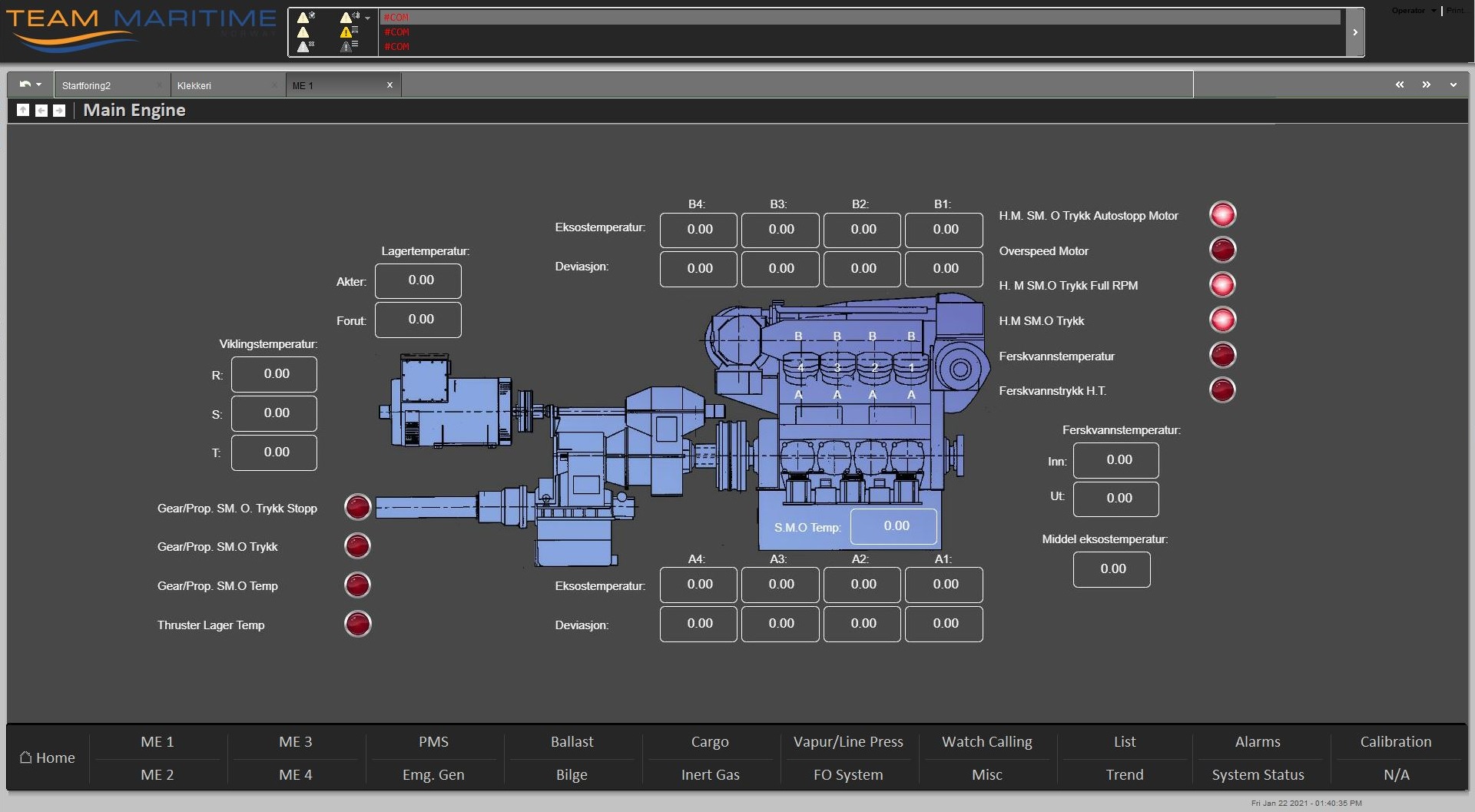Engine Automation System - Team Maritime